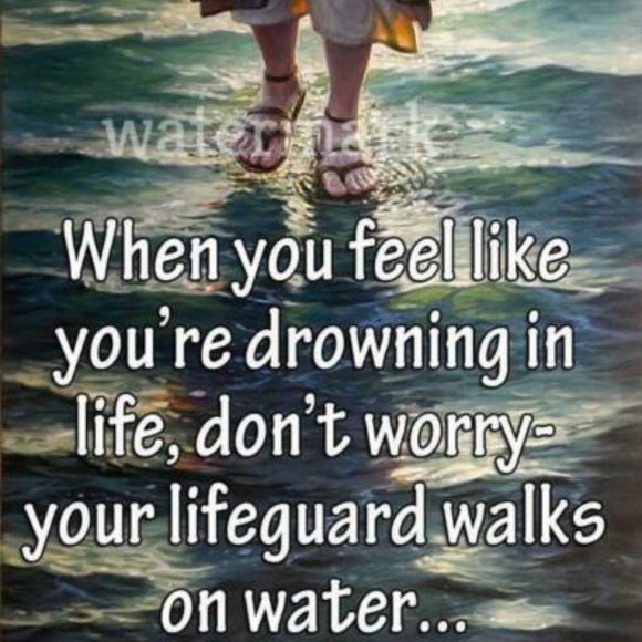 Wall Decor | Your Lifeguard Walks On Water Quote Photo 11x14 | Poshmark